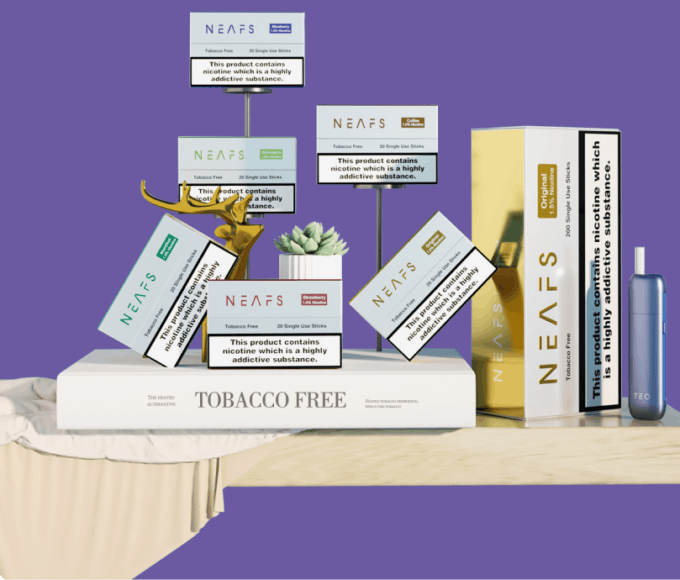 NEAFS - Heated Tobacco Alternative - Heated Cigarette Sticks